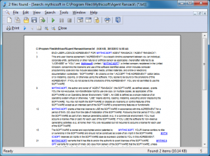 Agent Ransack – Information – Mythicsoft
